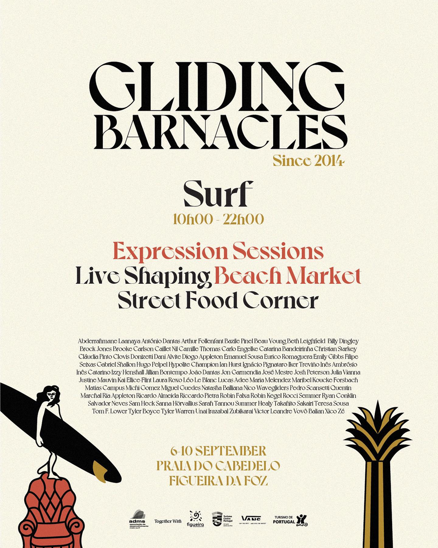 Celebrar a 10ª Edição do Gliding Barnacles no Cabedelo, Figueira da Foz ...